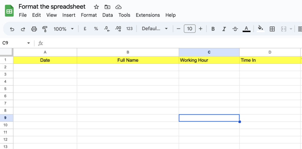 How to Create a Timesheet in Excel - Flowace