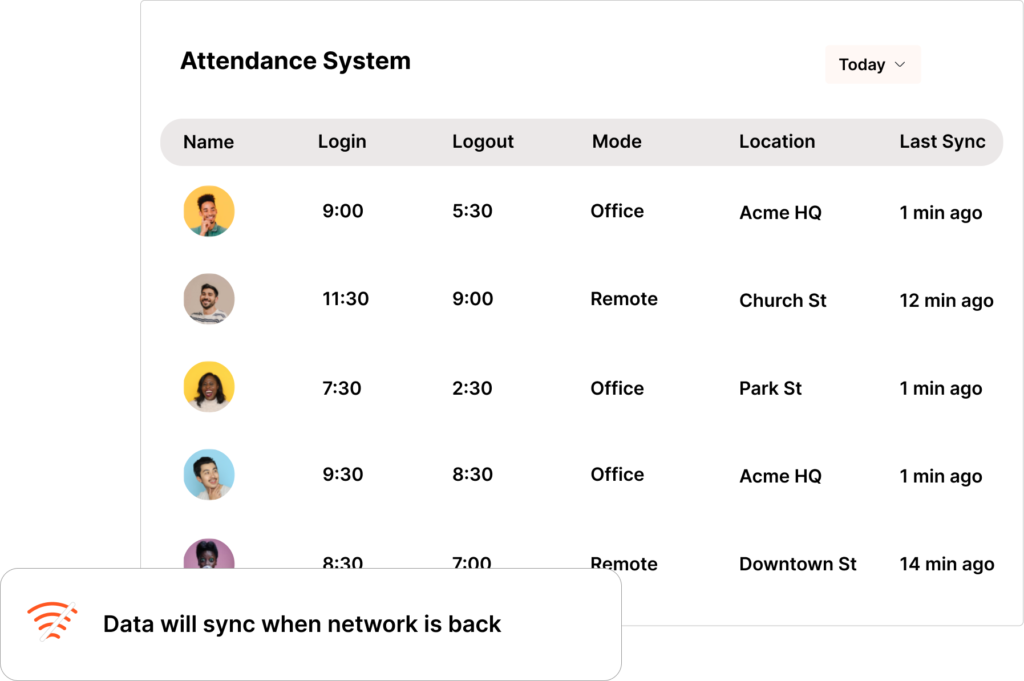 Online Attendance Tracking Software for Employees - Flowace