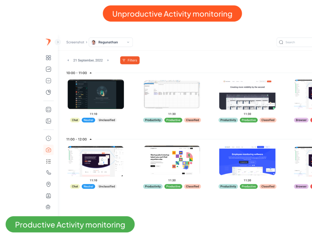 Screen Monitoring Software for enhanced Productivity